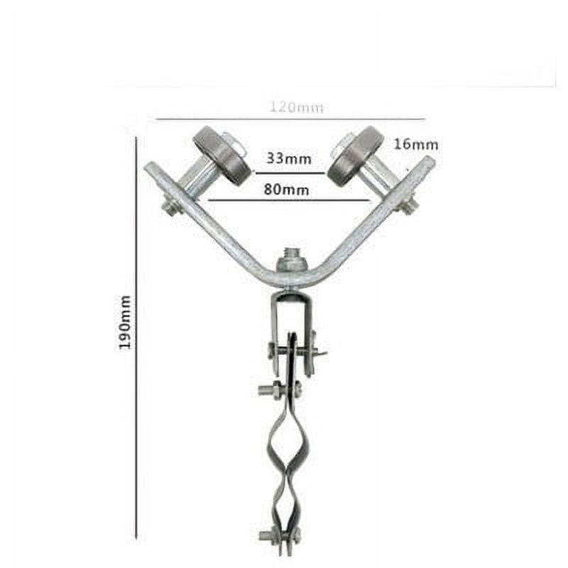Heavy-Duty Stainless Steel Pulley System - 1.57"/1.97" Angle Iron ...