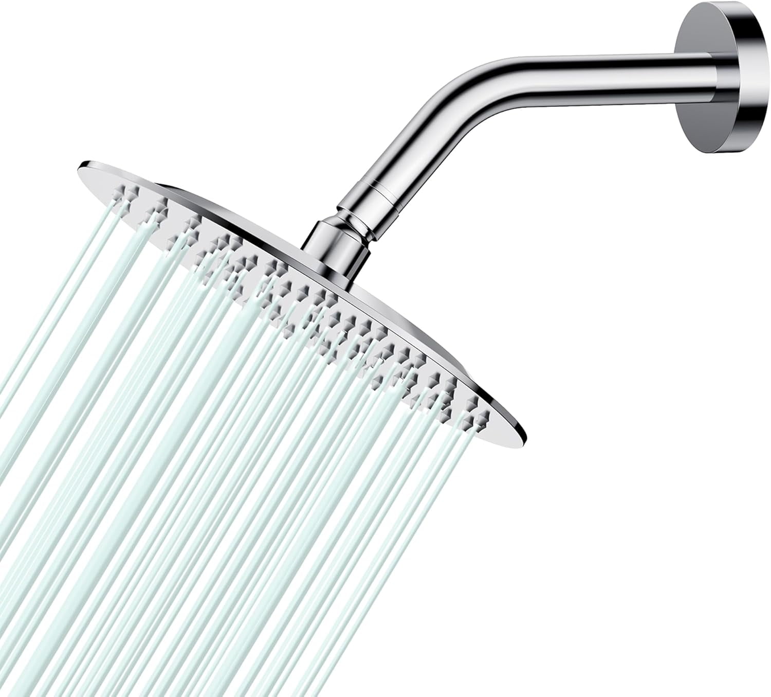 Heavy Duty Stainless Steel Rain Shower Head - All Metal, Easy Install ...