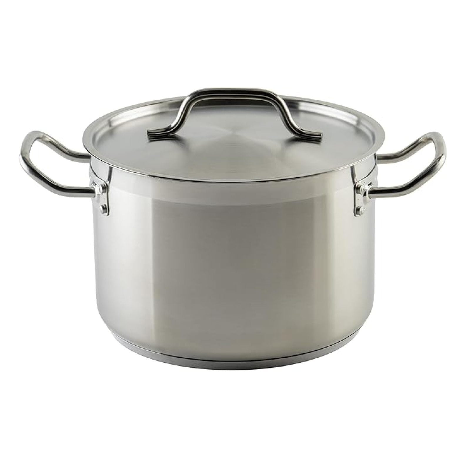 Heavy-Duty Stainless Steel Stock Pot with Cover, 8 Quart - Walmart.com