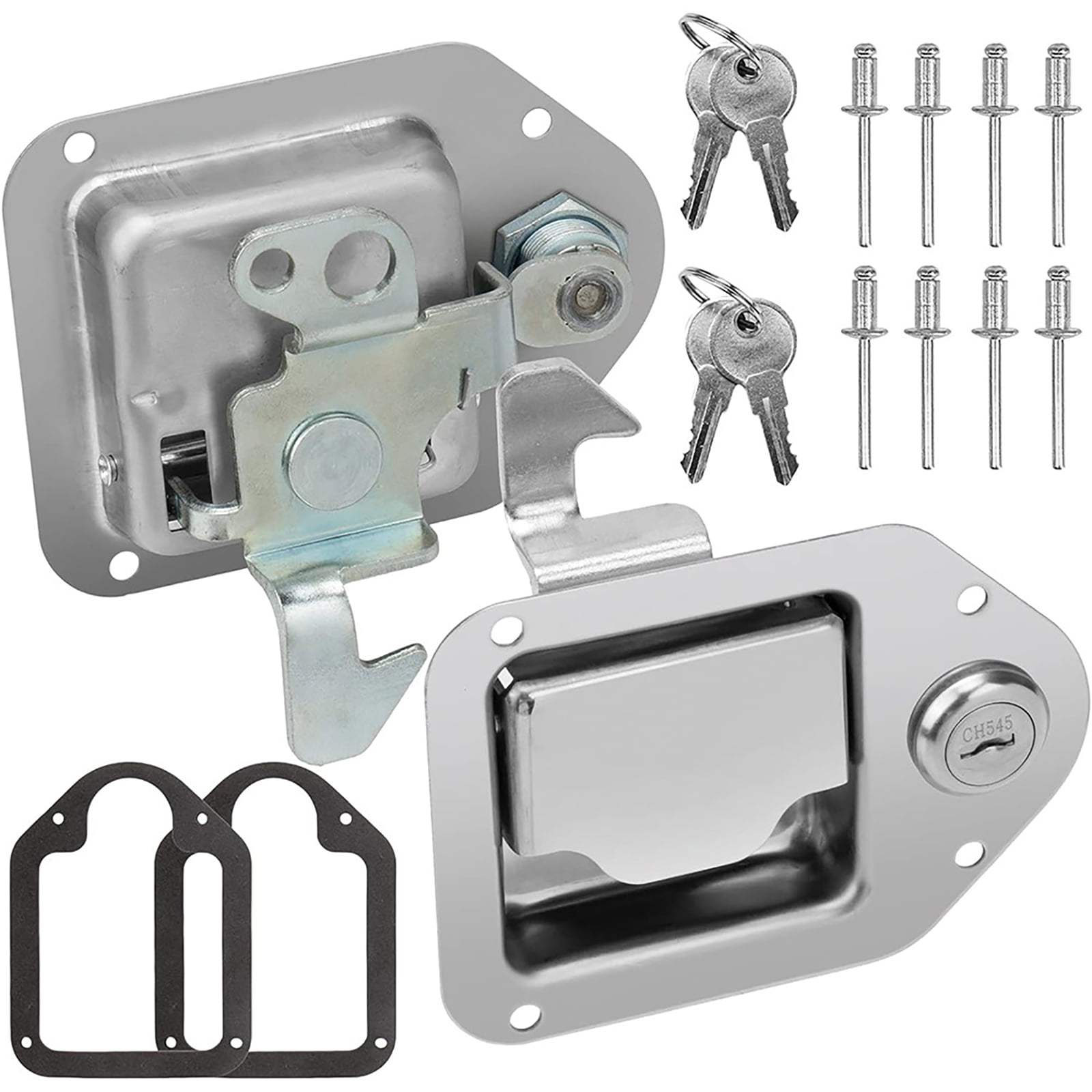Heavy Duty Stainless Steel Truck Tool Box Lock Easy Installation, Wide ...