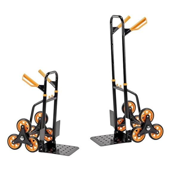 Heavy Duty Stair Climbing Hand Truck Dolly Cart, Portable and Foldable ...