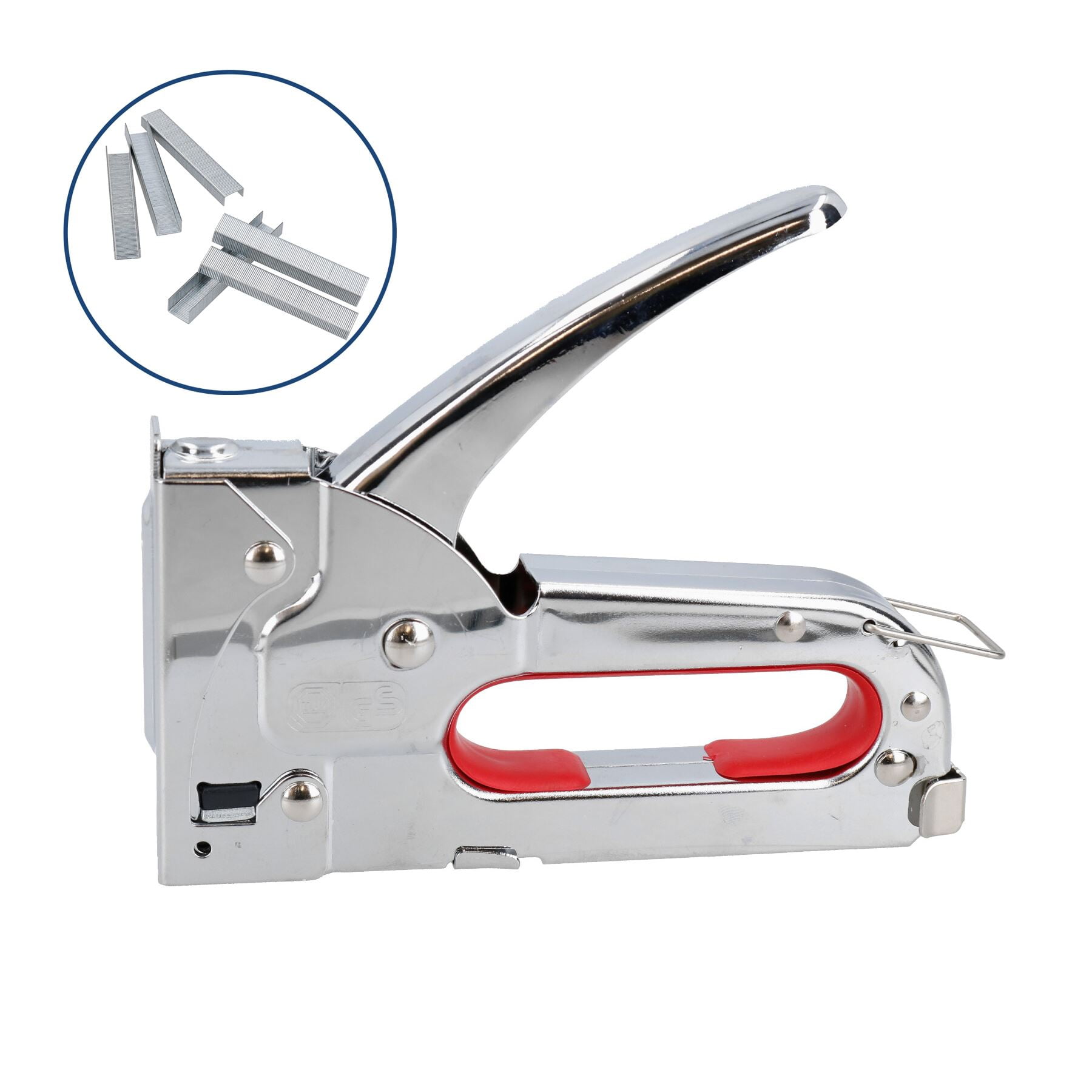 Heavy Duty Staple Stapler Gun for Fabric Furniture Upholstery with 500 ...