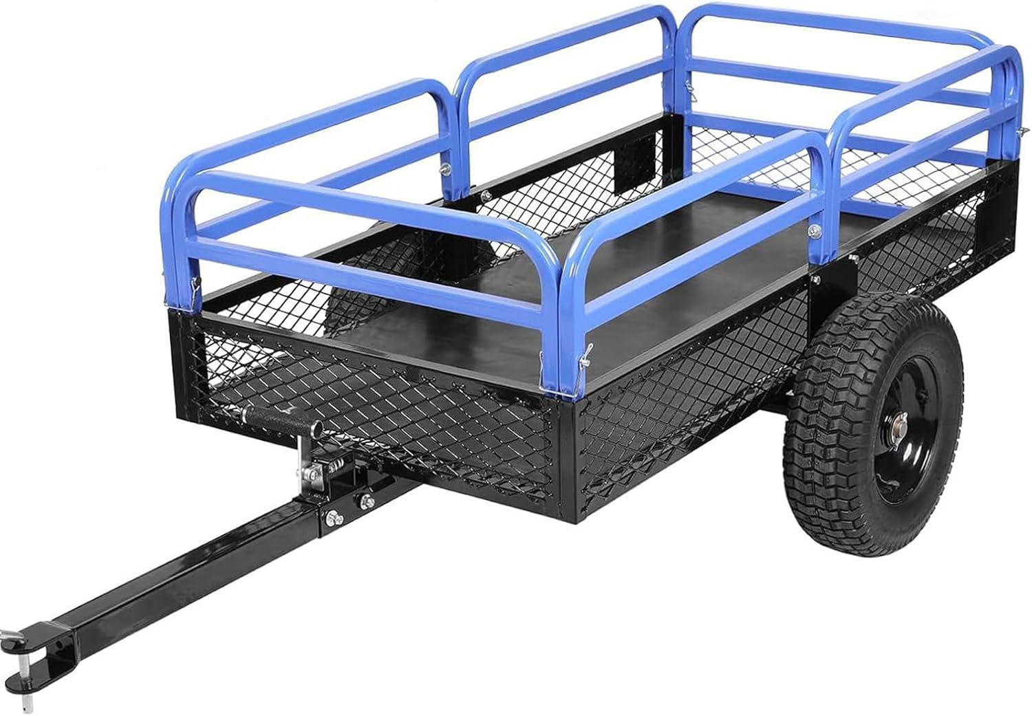 Heavy Duty Steel ATV Dump Trailer, 1500-Pound Load Capacity, Tow Behind ...