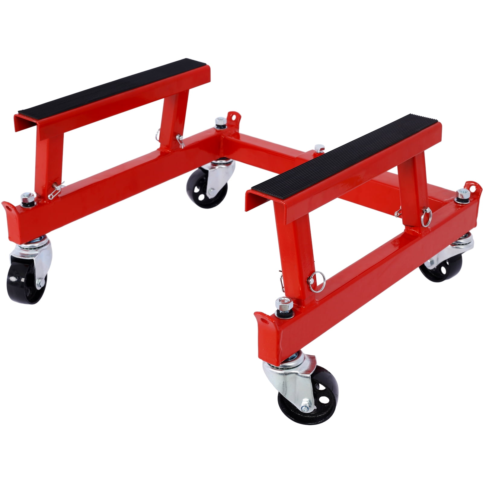 Heavy-Duty Steel ATV Motorcycle Engine Stand Cart with 4 Swivel Casters ...