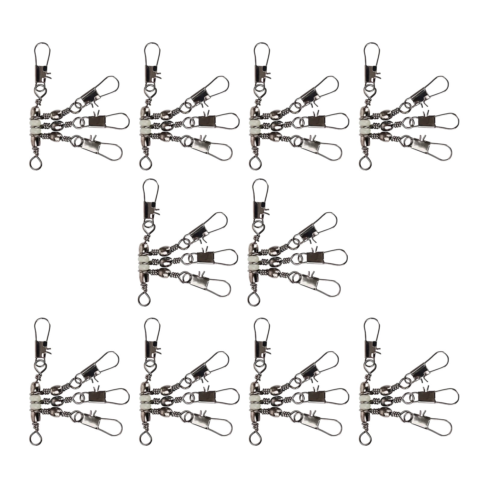 Heavy Duty Steel Brasses Fishing Swivels - Smooth Rotation Connector ...