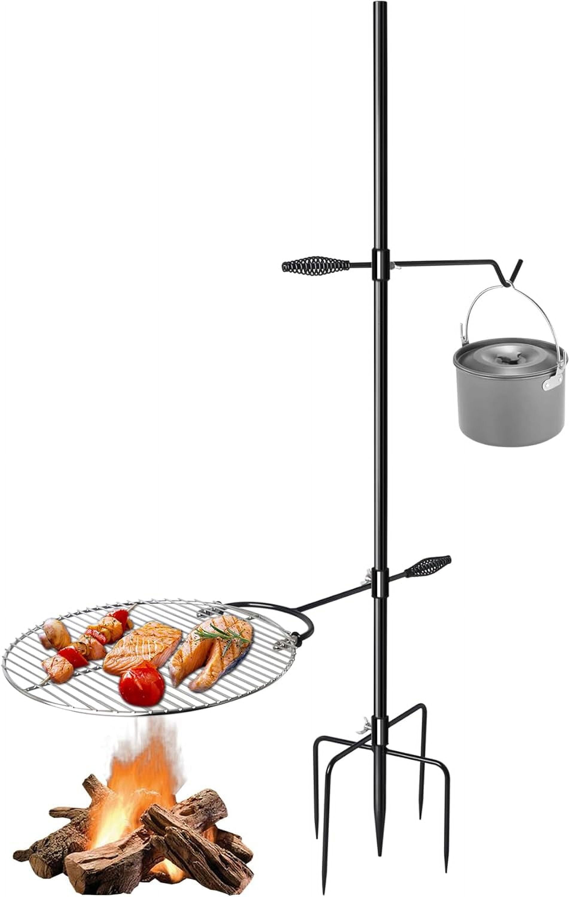 Heavy Duty Steel Campfire Cooking Equipment Cooking Grate for Fire Pit ...