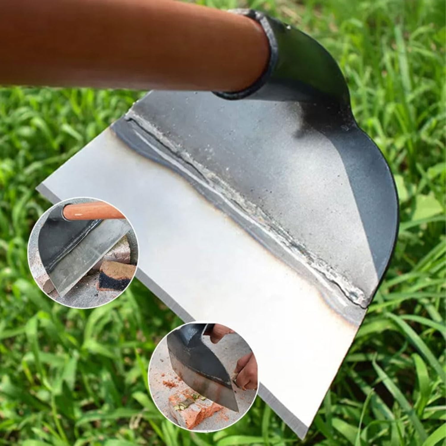 Heavy Duty Steel Farm Gardening Weeding Hoe Head - Durable Hoe Garden ...