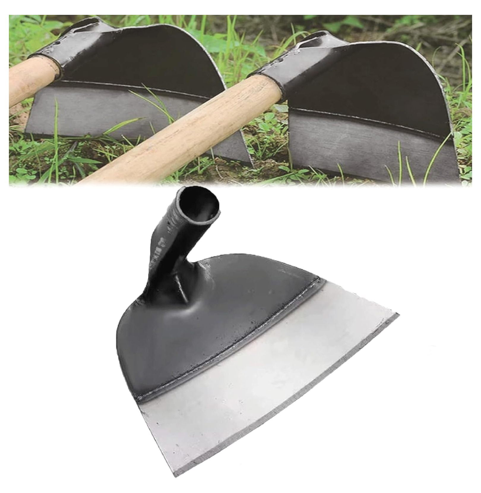 Heavy-Duty Steel Farm Gardening Weeding Hoe Head, Garden Hoes for ...