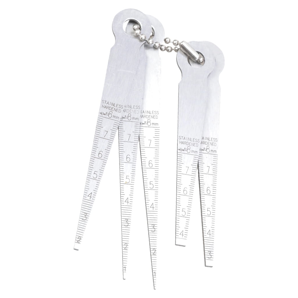 Heavy Duty Steel Feeler Gauges Inspection Tool for Space Width ...