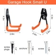 Heavy Duty Steel Garage Storage Hooks - Utility Tool Hangers And ...