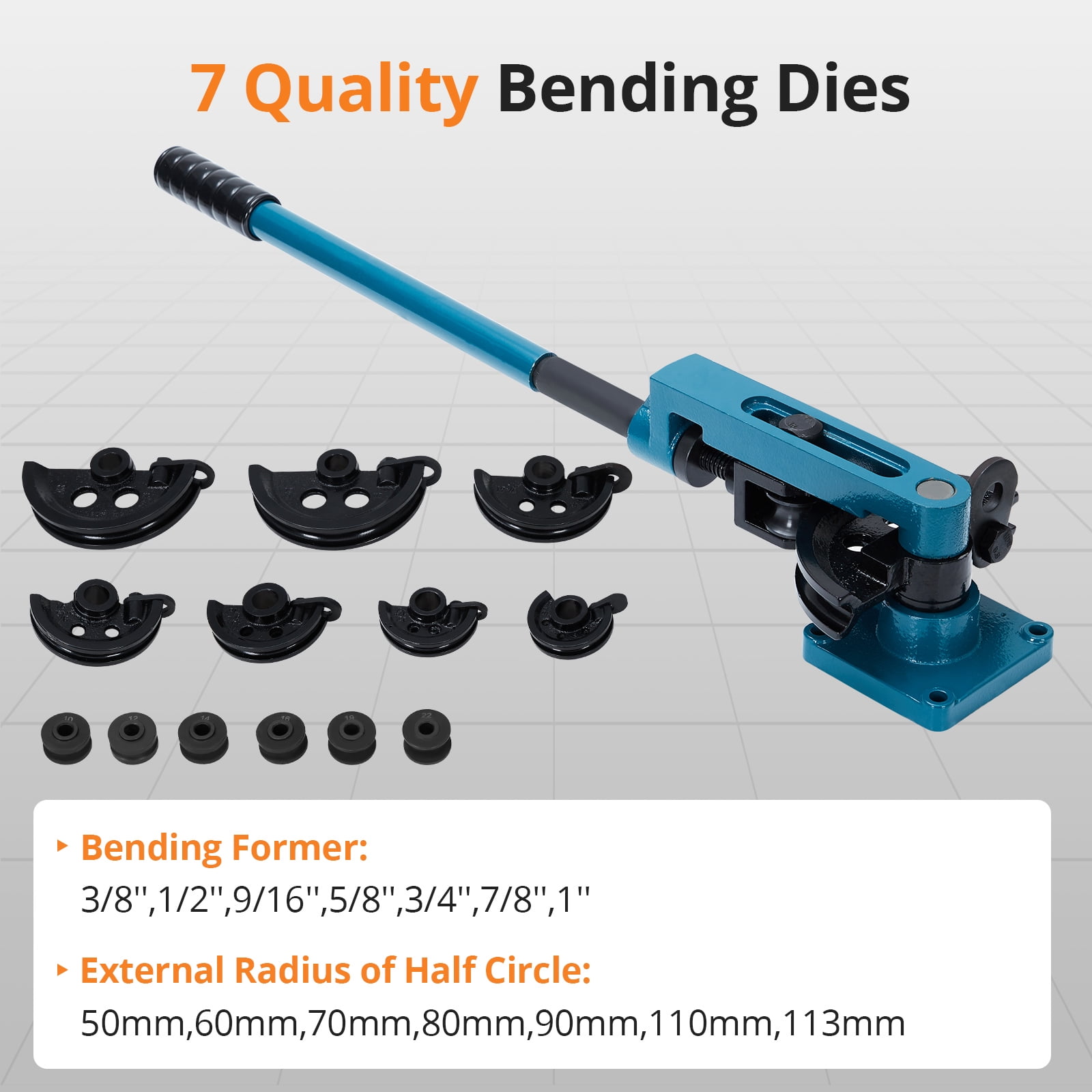 Heavy Duty Steel Metal Tube Bender for Easy and Fast Bending - Walmart.com