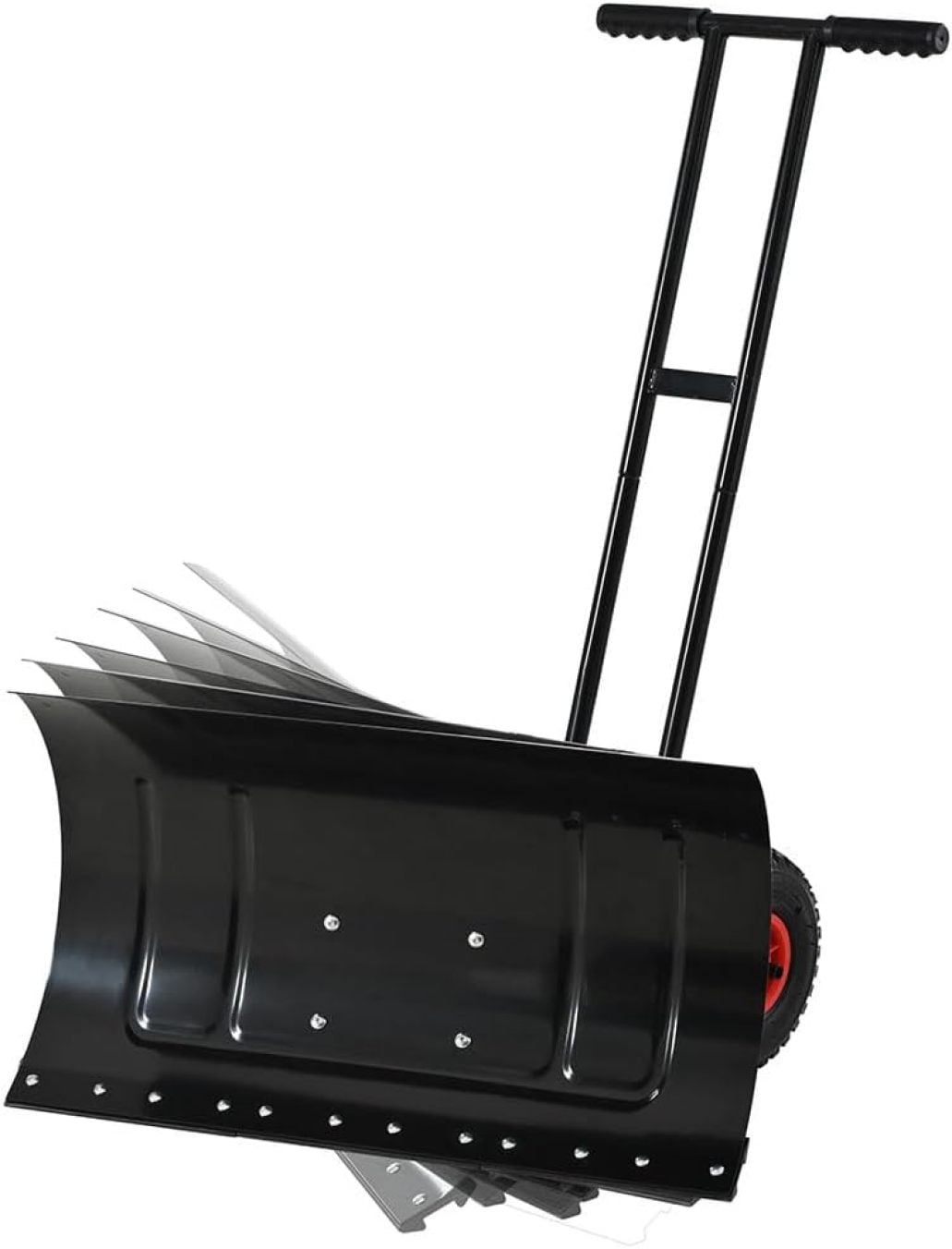 Heavy Duty Steel Snow Shovel for Driveway, 30" x 16.8" Large Snow ...