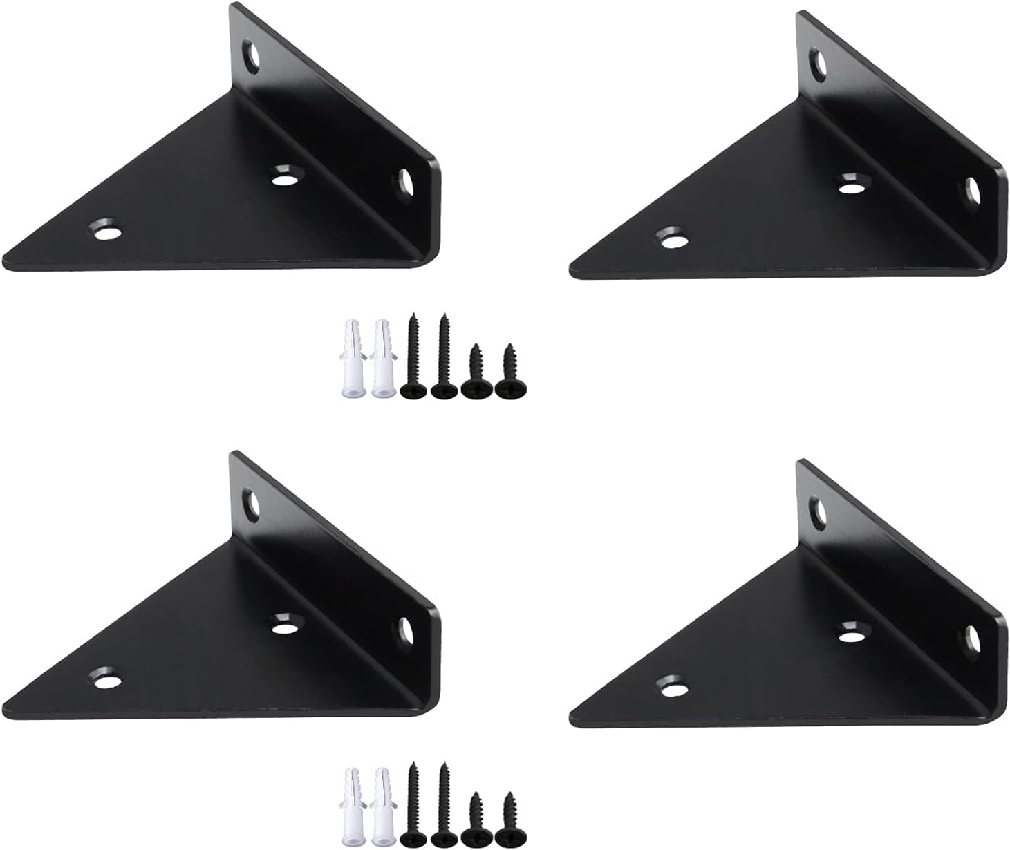 Triangle Design Floating Shelf Brackets, Hidden Shelf Supports for a ...