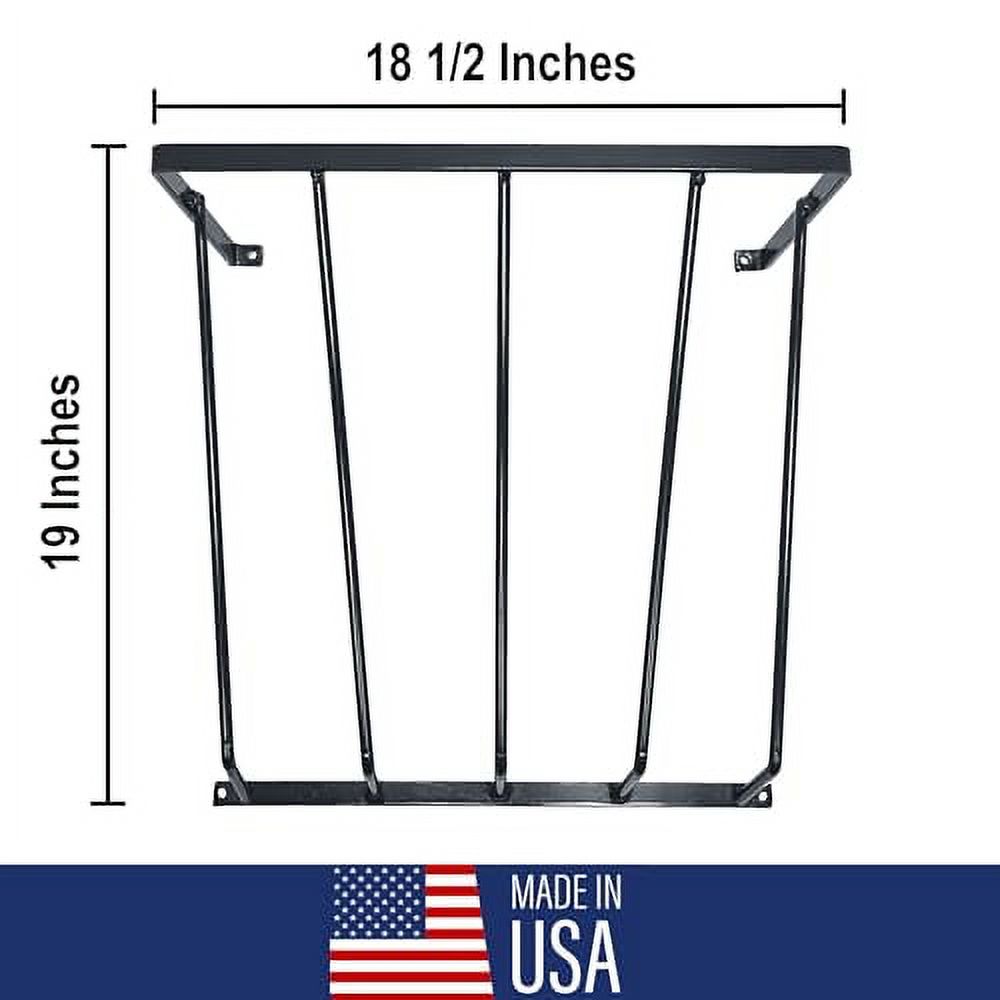 Heavy Duty Steel Wall Hay Rack by Dutch Ranch| Steel Hay Rack for Sheep ...