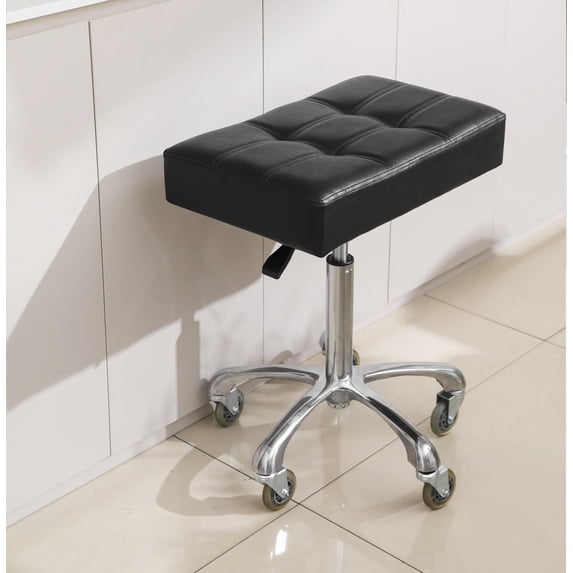 Heavy Duty Stools with Wheels 400lb Backless Height Adjustable Stool ...
