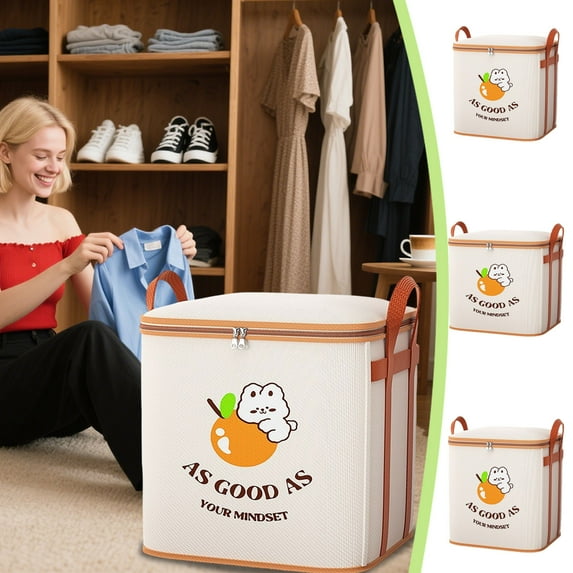 Heavy Duty Storage Bag with Reinforced Handles for Oversized Clothing ...