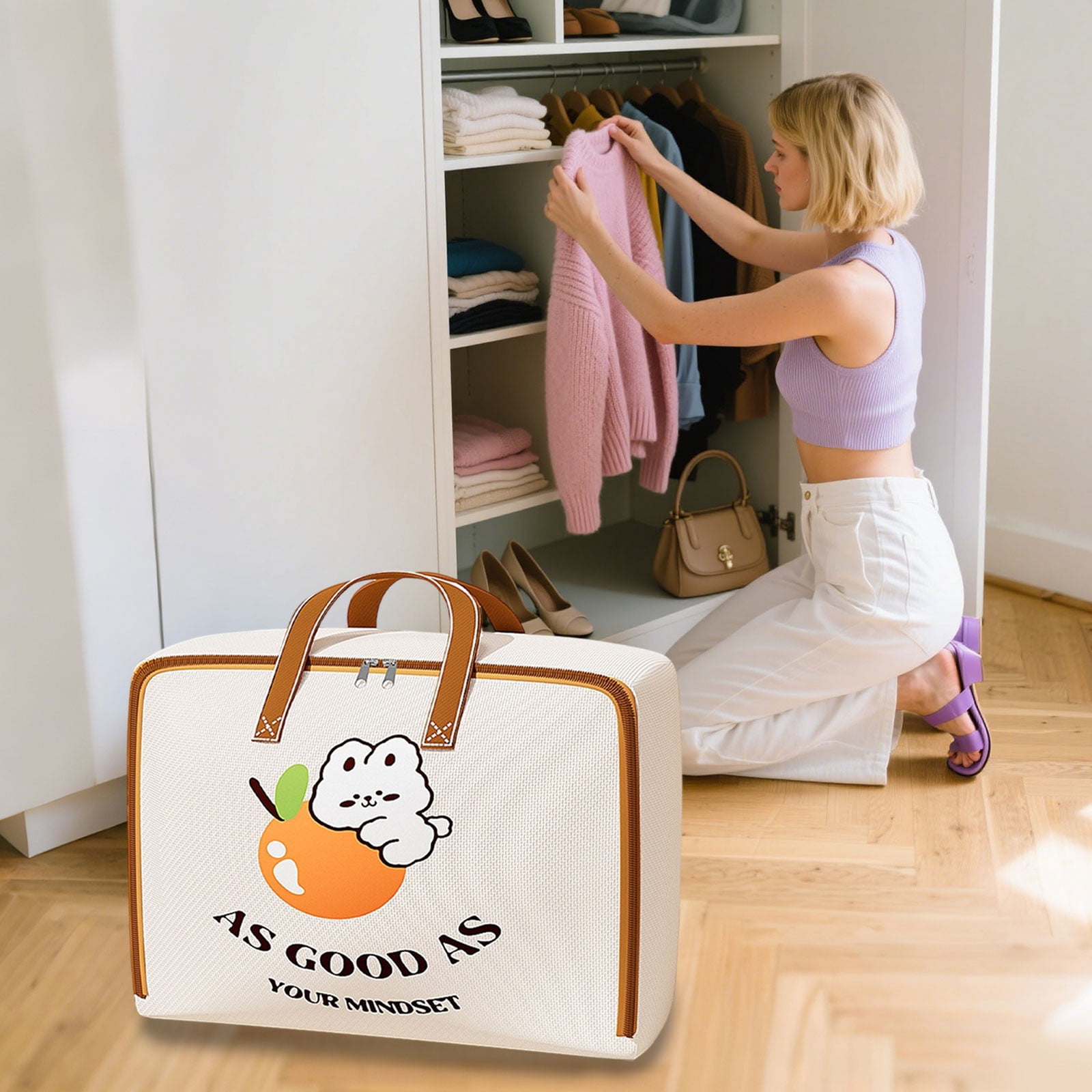 Heavy Duty Storage Bag,Storage Bags,Reinforced Handles Bag,Oversized ...