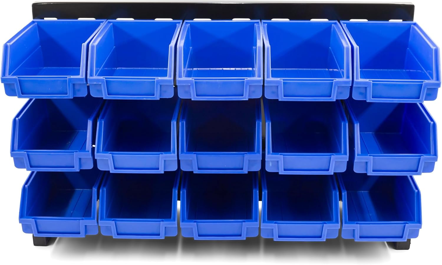 Heavy Duty Storage Bin Set & Steel Panel for Hanging Bin, Bench ...