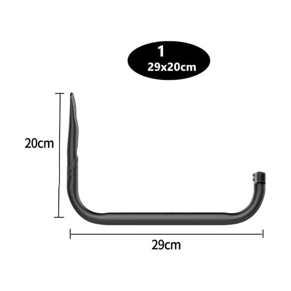 Heavy Duty Storage Hooks Wall Mounted for Ladder Garage Bikes Tools ...