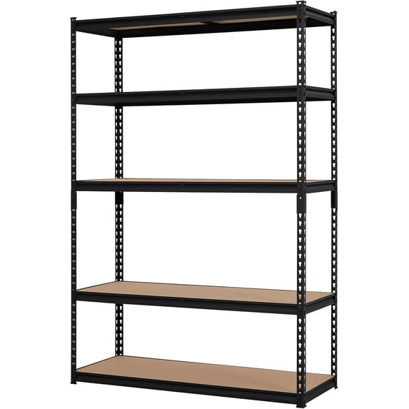 Heavy Duty Storage Shelves 36" x 18" x 72", 5 Tier Durable Metal ...