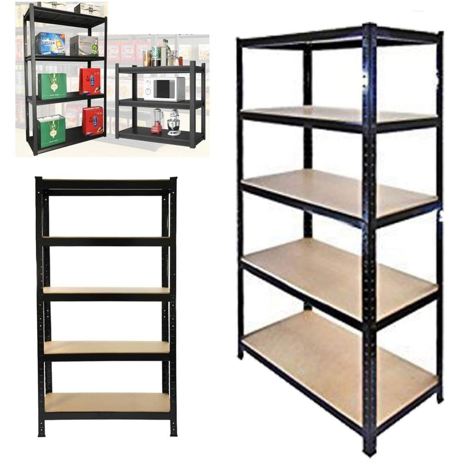 Heavy Duty Storage Shelving Unit Storage Racking Utility Rack Garage ...