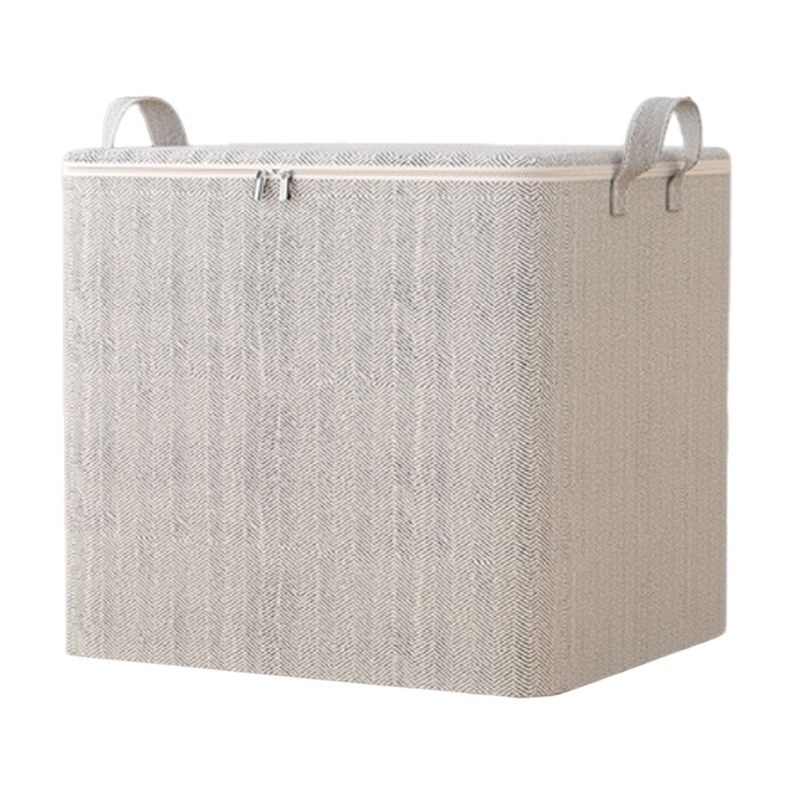 Heavy Duty Storage Tote Bag With Reinforced Handles And Opening Zipper ...
