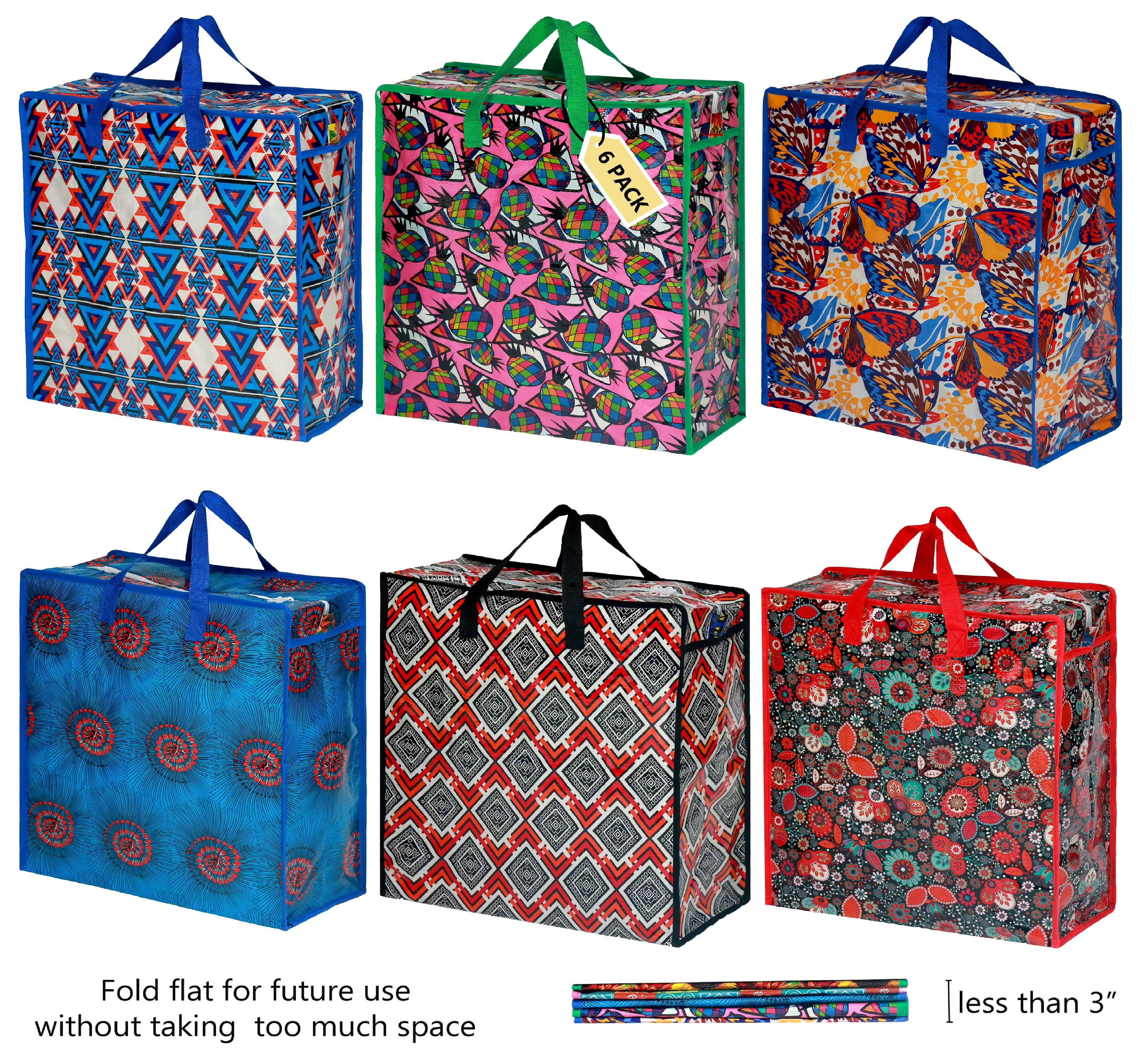 Heavy Duty Storage and Moving Reusable Space Saver Bags with Strong ...