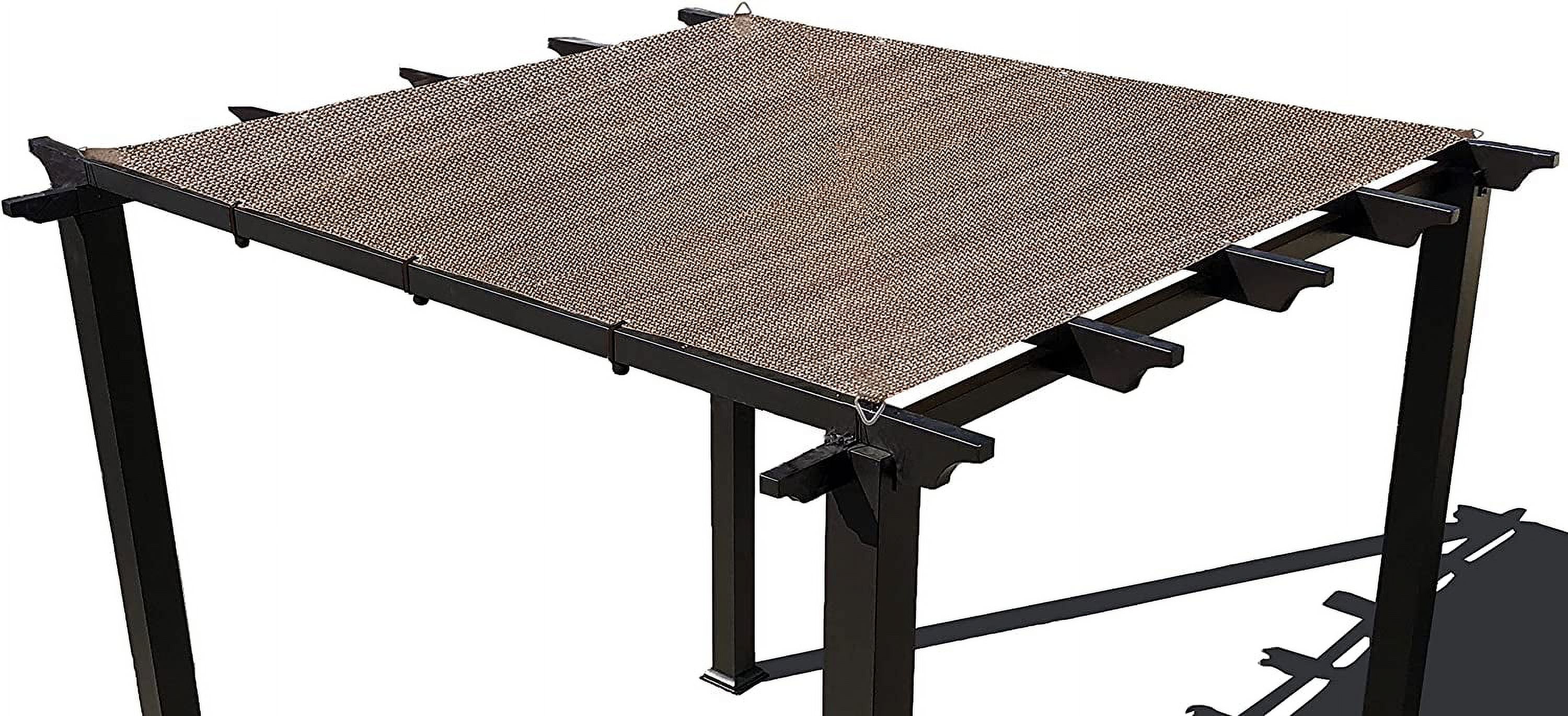 Heavy Duty Straight Edge Shade Sail - Durable Patio & Pergola Sun Cover ...