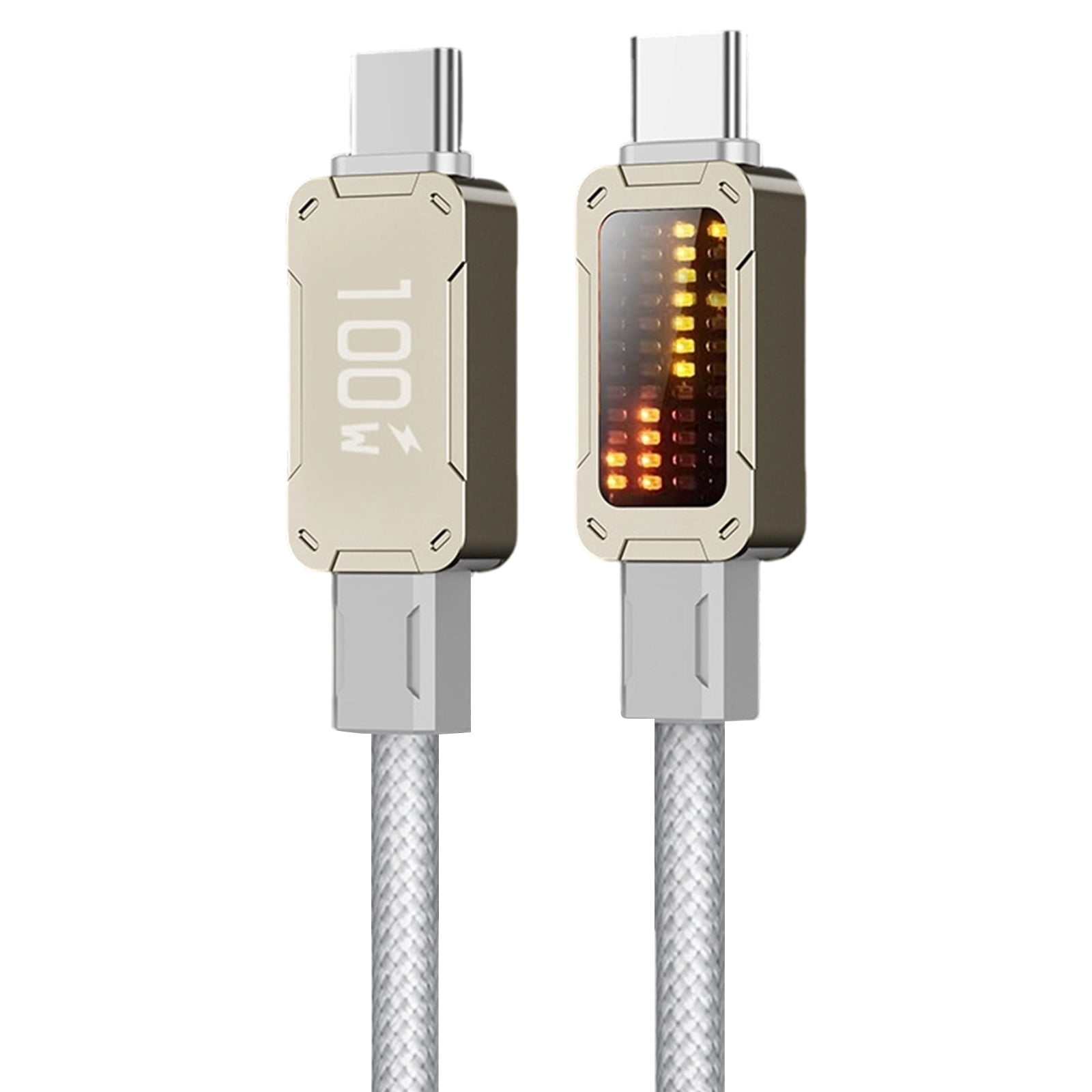 Heavy Duty Strong Nylon Braided USB C Cable Wire PD100W Quick Charging ...