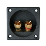 Heavy Duty Subwoofer Terminals Box 4mm Base Plate Reduces Resonances ...