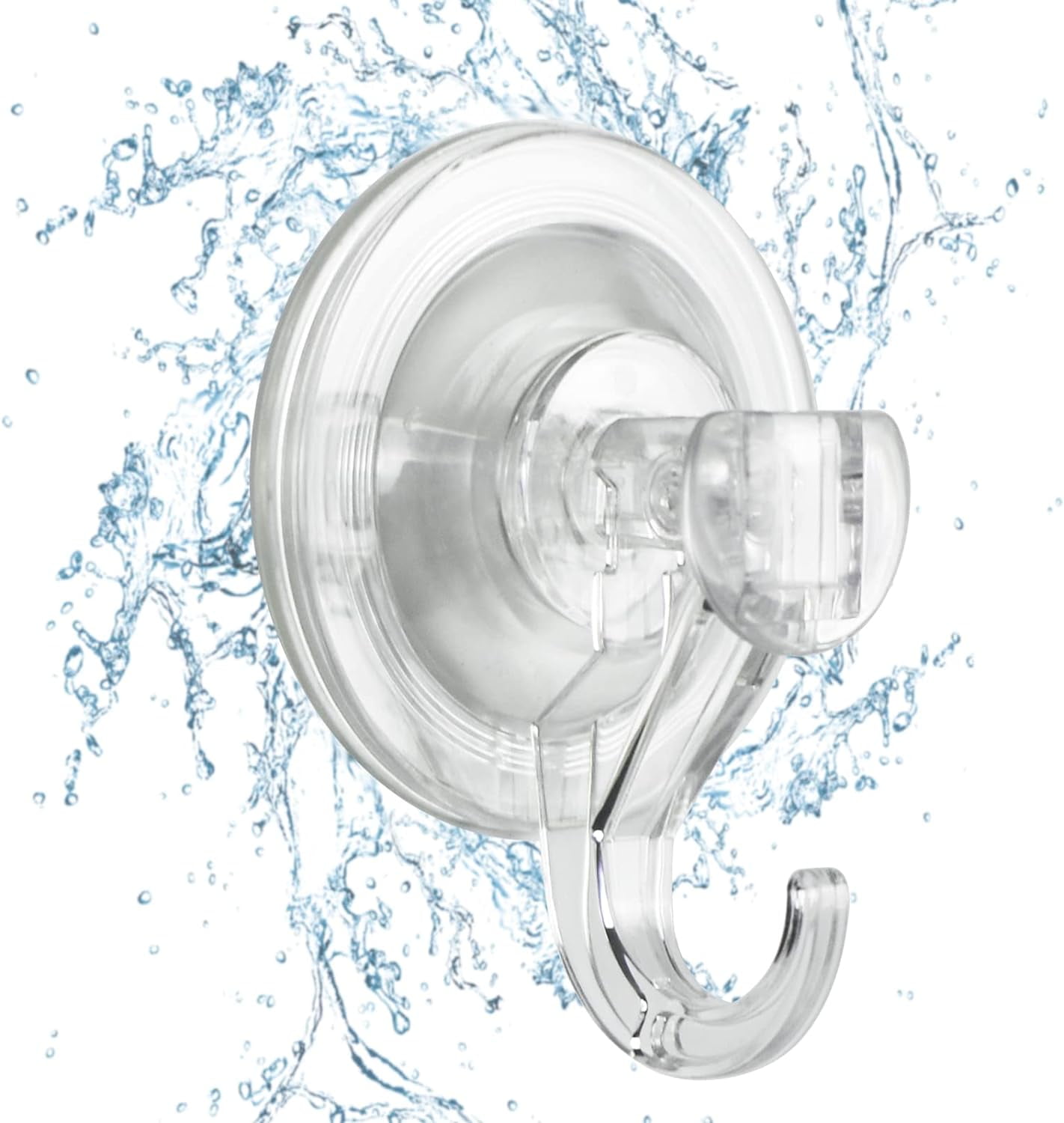Heavy Duty Suction Cup Hooks for Shower - 4 Pack Waterproof Shower ...
