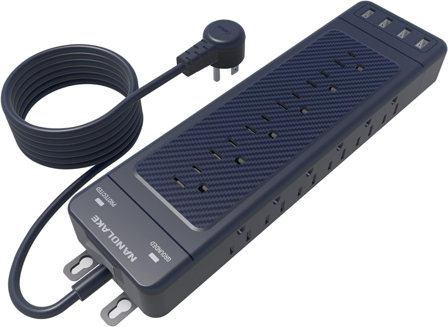 Heavy Duty Surge Protector Power Strip with 2800 Joules,10 Ft Long ...