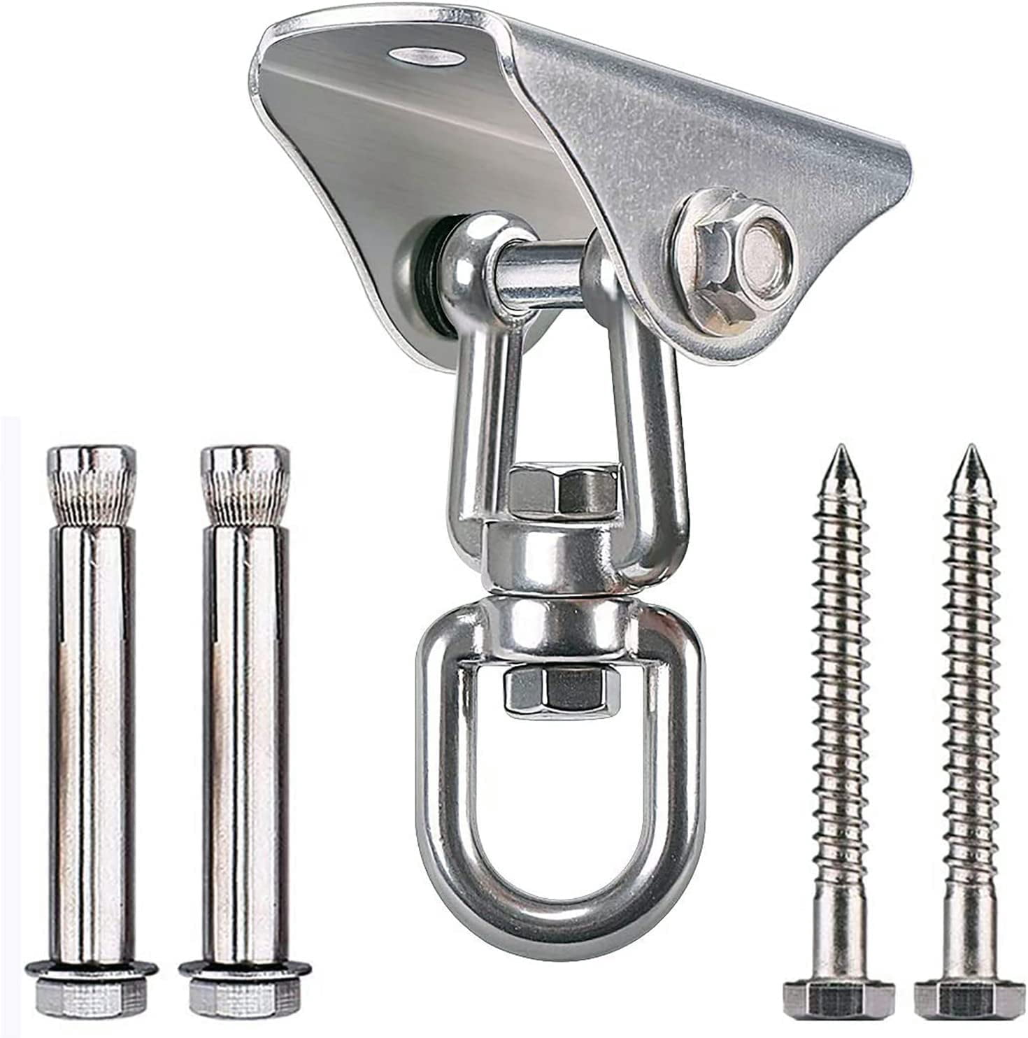Heavy Duty Swing Har Hook, 360° Swivel Swing Hook with 4 Screws for ...