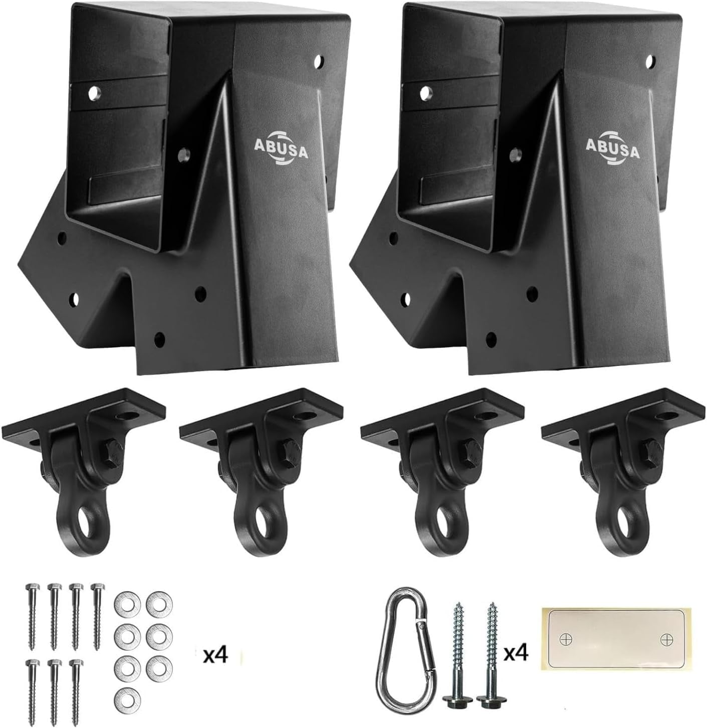 Heavy Duty Swing Sets Brackets Including 2 Black A-Frame Swing Set ...