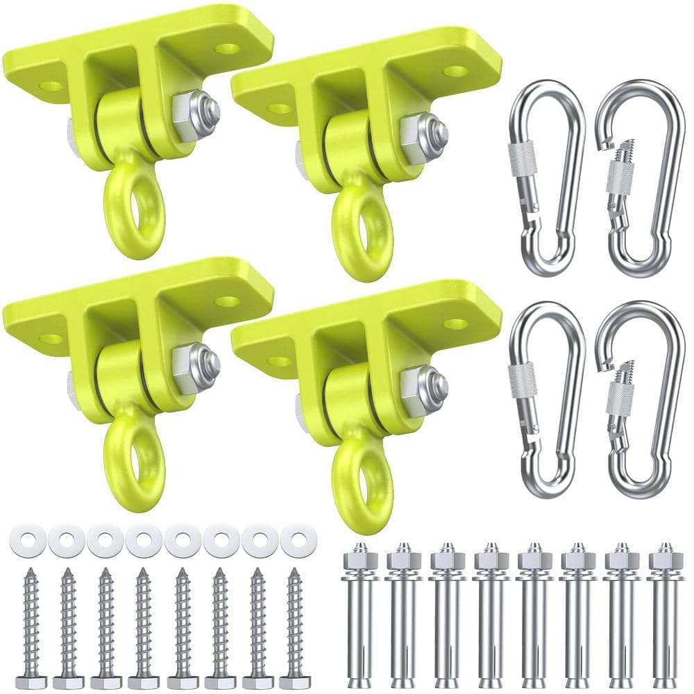 Heavy-Duty Swingset Hardware with Locking Hooks for Porch, Patio ...