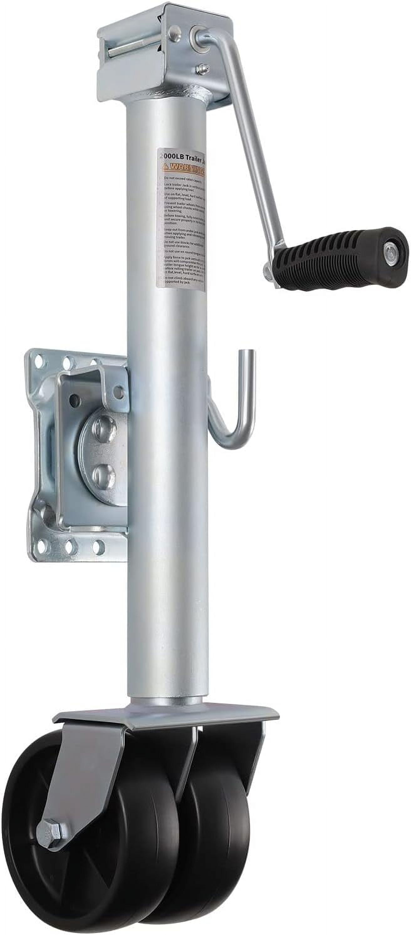 "Walmart Heavy Duty Swivel Boat Trailer Jack, 2000 lbs, 14"" Lift, Dual ...