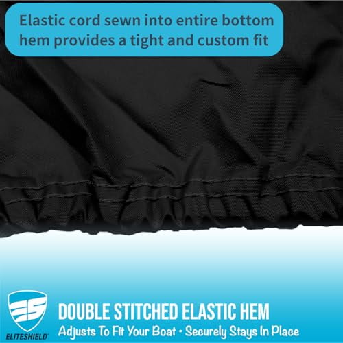 Heavy Duty T-Top Boat Cover, Fits 26ft to 28ft Long Center Console Boat ...