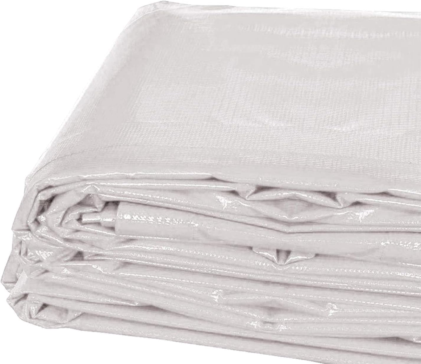 Heavy Duty Tarp, 100% Waterproof 12mil Thick PVC Vinyl Tent Tarp for ...