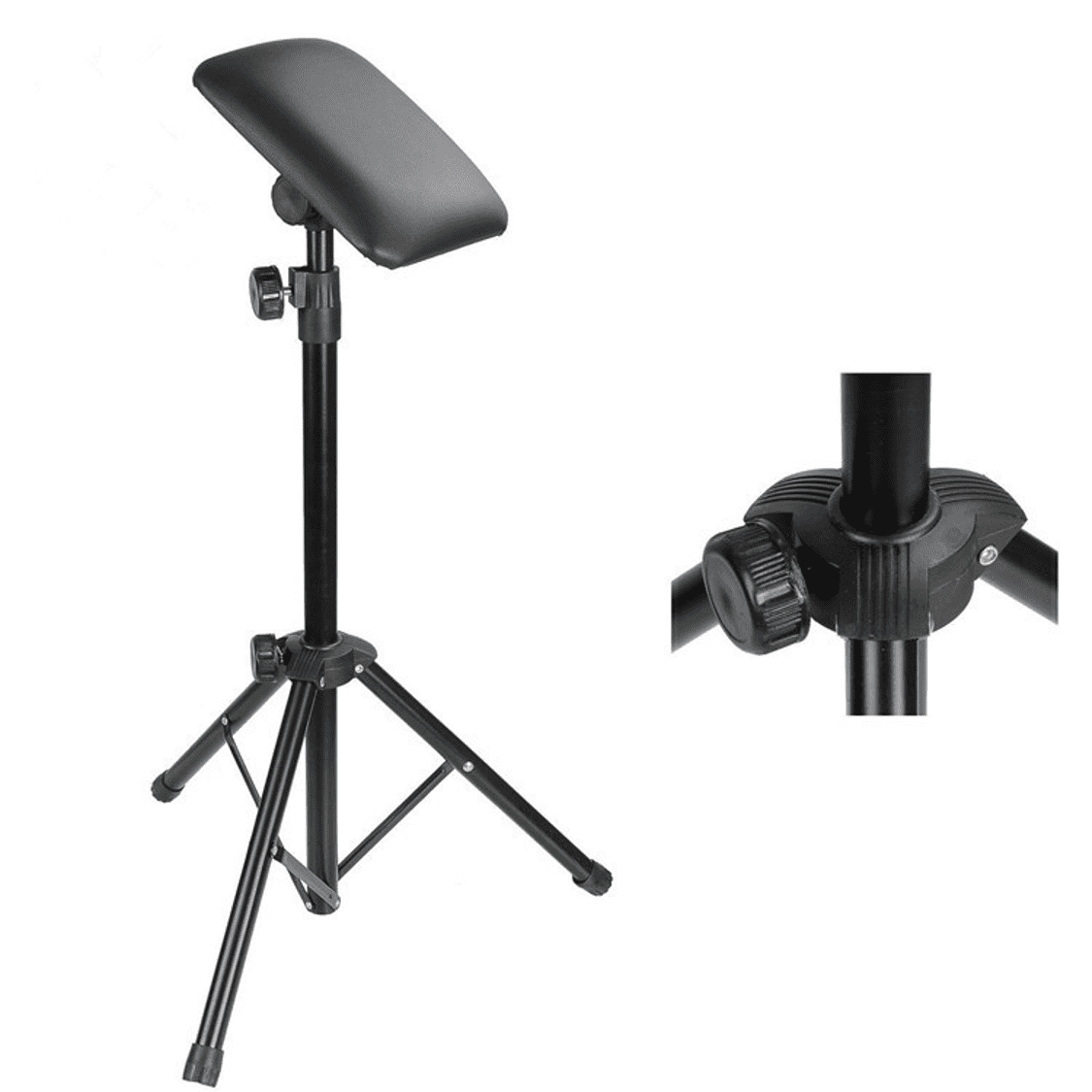 Heavy Duty Tattoo Tripod Arm Rest Adjustable Height Large Cushion Pad ...