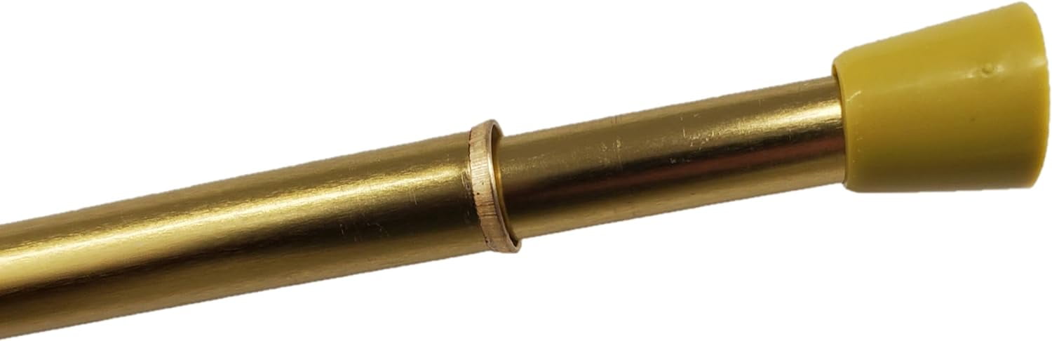 Heavy Duty Tension Rod 5/8 Inch Diameter 48-84 Brass - Walmart.com