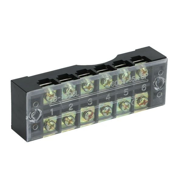 Heavy Duty Terminal Block, 35A, 600V, PC Shell, Easy Wiring for Power ...