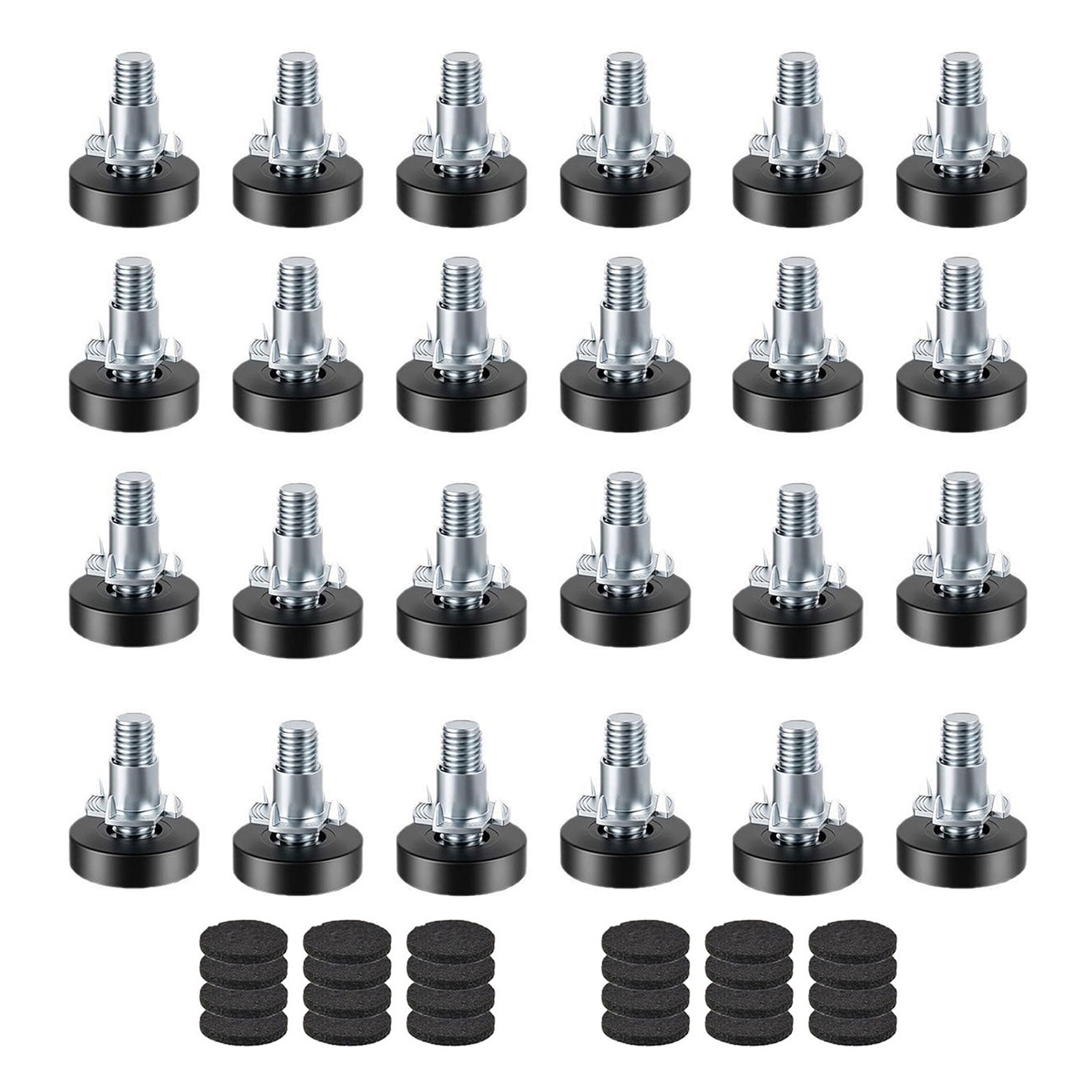 Heavy Duty Threaded Furniture Leveling Feet with T nut Precisions ...