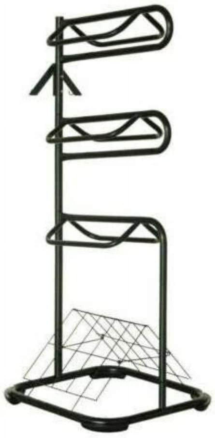 Heavy Duty Three Tier Rotatable Saddle Rack Stand H68.5 x W30 x D30 ...
