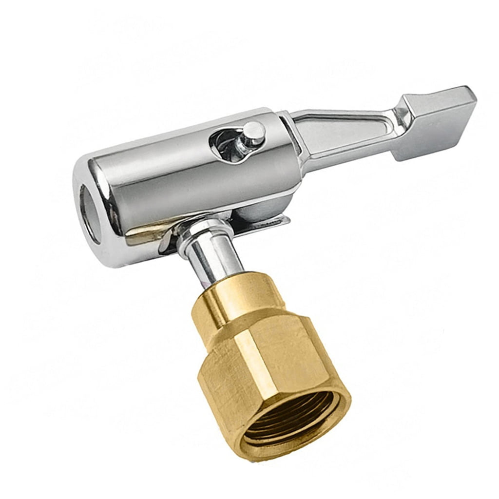 Heavy Duty Tire Inflation Chuck Alloy Air Valves Adapter with Leak Seal ...
