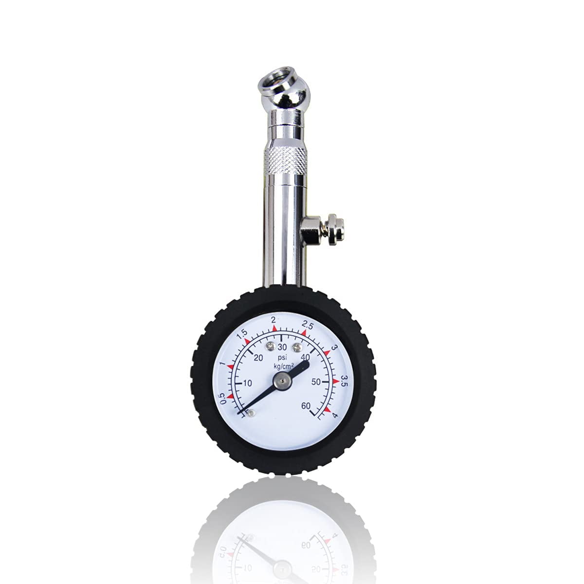 Heavy-Duty Tire Pressure Gauge, Mechanical Air Checker With 360° Swivel ...