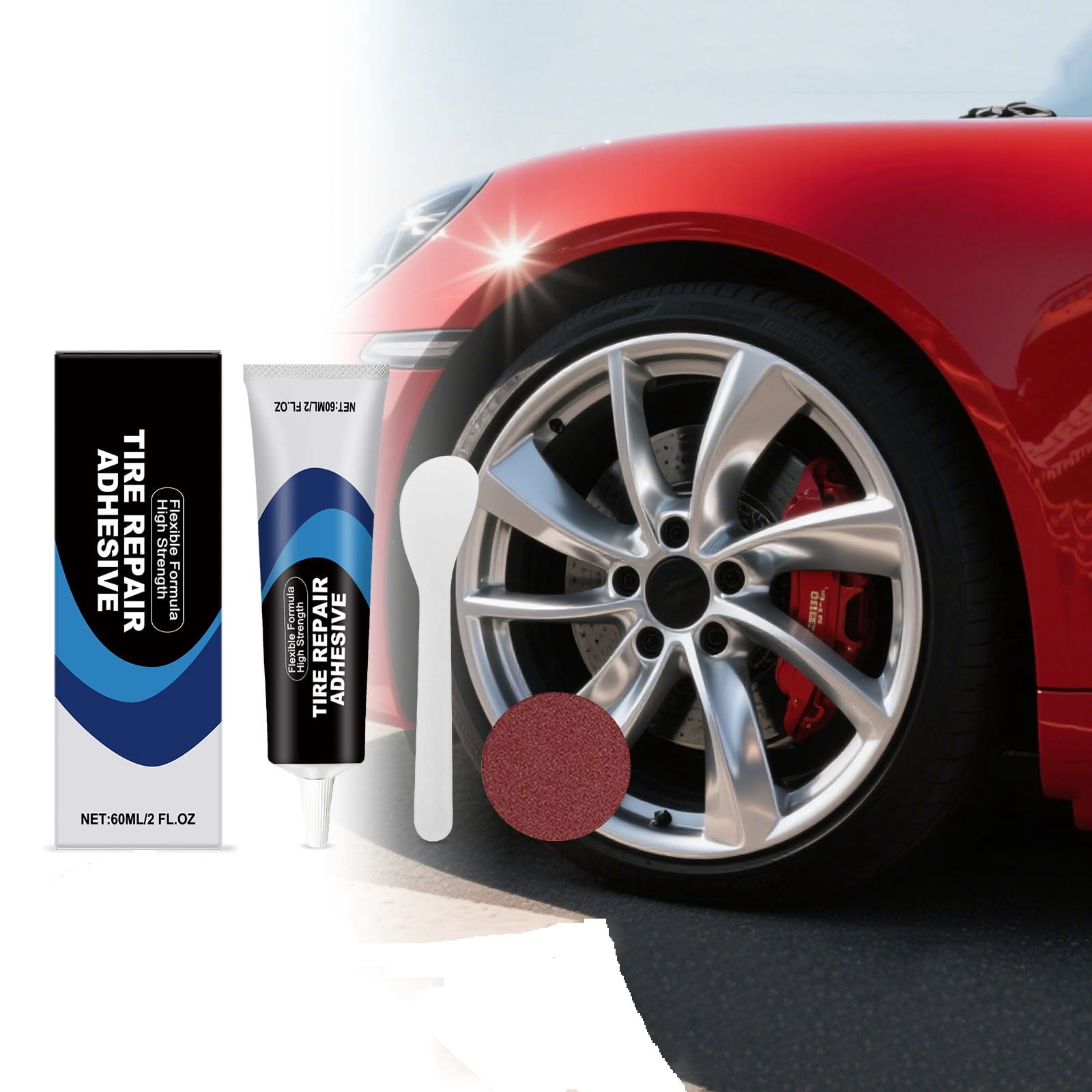 Heavy Duty Tire Repair Rubber, Universal Tire Patch Rubber for Cars ...