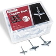 Heavy Duty Toggle Bolts and Wing Nut Kit 50 Sets- 1/8", 3/16", 1/4 ...