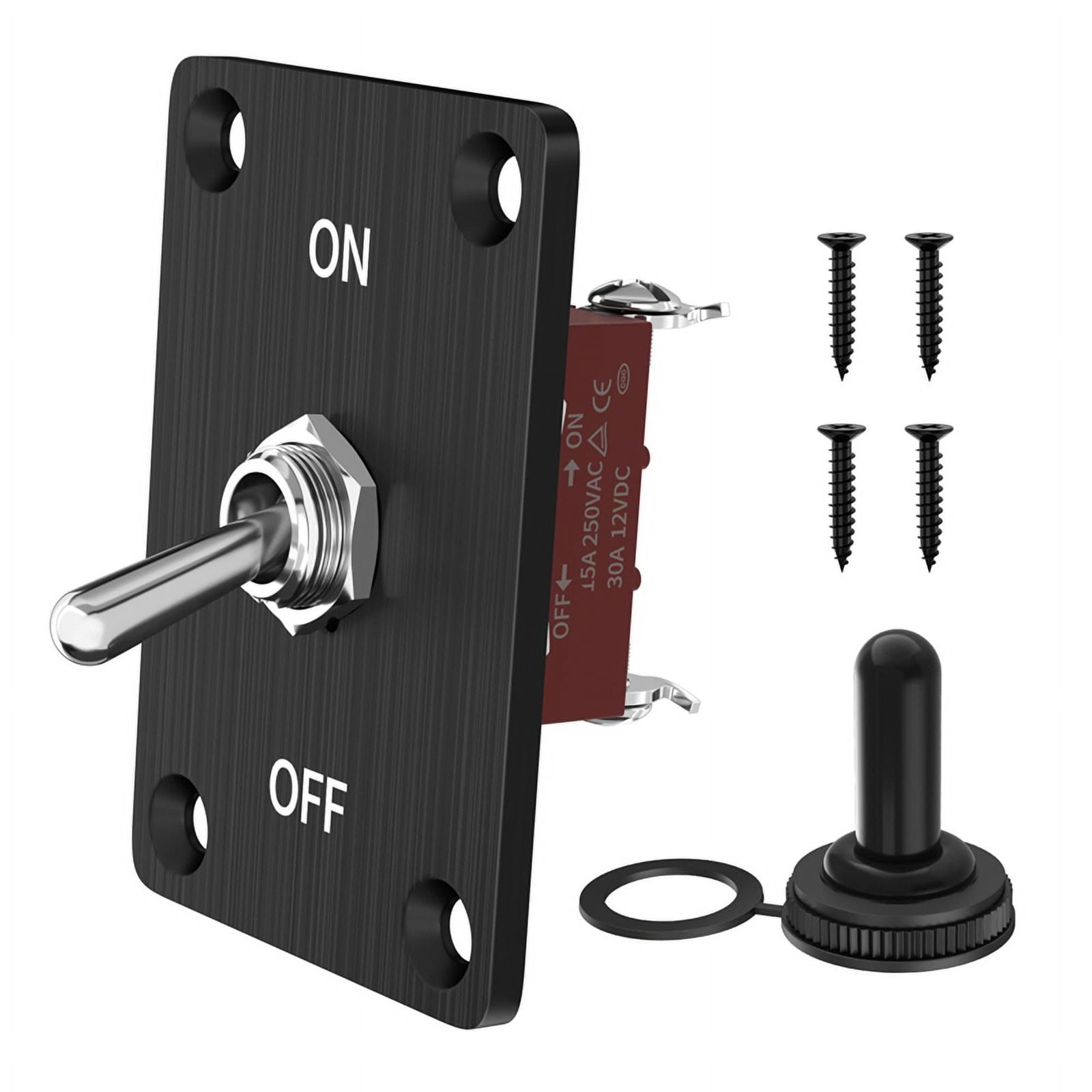 Heavy Duty Toggle Switch 12V DC30A Waterproof Toggle Switch - Walmart.com
