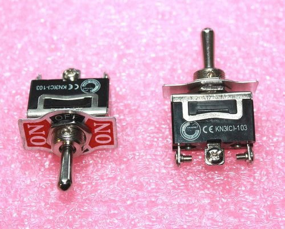 Heavy Duty Toggle Switch SPDT Momentary Center Off Both Sides 20 Amp ...
