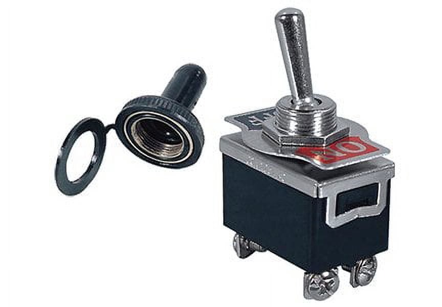 Heavy Duty Toggle Switch With Rubber Boot DPST 20 Amp - Walmart.com